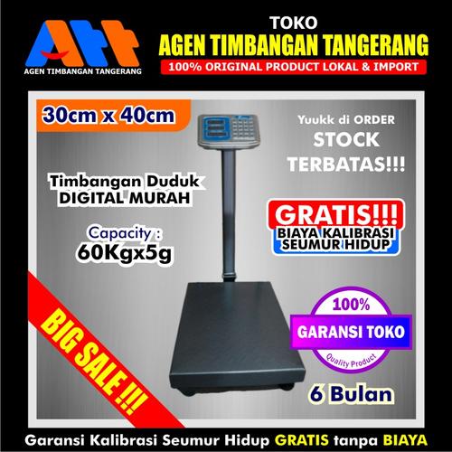Jual Timbangan Duduk Digital 60kg Timbangan Laundry Digital Sembako ...