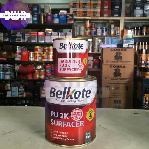 Jual EPOXY BELKOTE PU 2K SURFACER WHITE/GREY 1KG EPOKSI BELKOTE - Putih ...