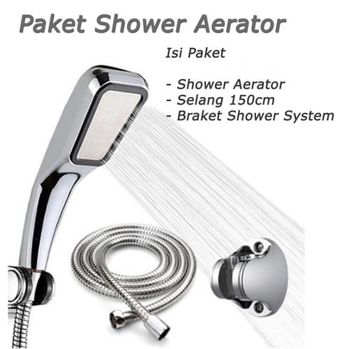 Jual Paket Lengkap Shower mandi Paket Selang dan Braket - Shower ...