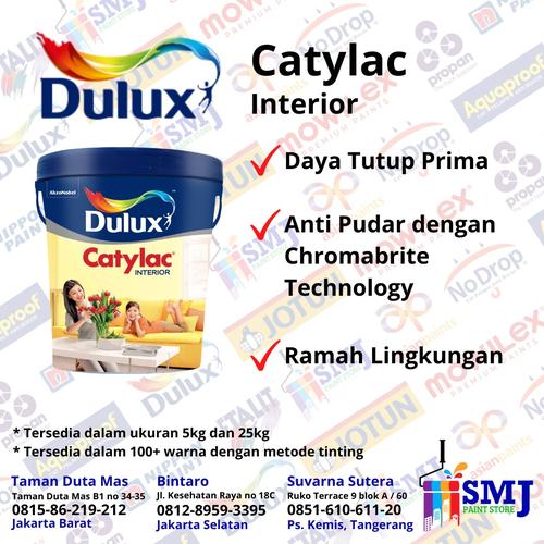 Jual Cat Tembok Interior DULUX CATYLAC warna Putih Tinting ukuran 25kg ...