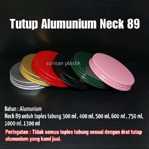 Jual Tutup Alumunium 8,9 cm / Tutup Alumunium 89mm / Tutup tabung alumunium - Alu. Pink, Packing ...