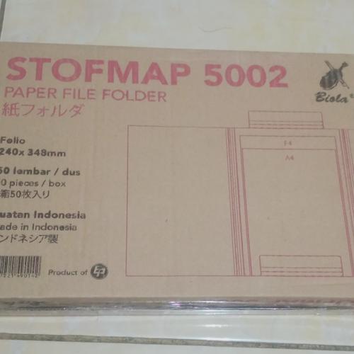 Jual stopmap /map kertas biola 5002 1 dus isi 50 lbr - Kuning - Jakarta Pusat - raffastor3 ...