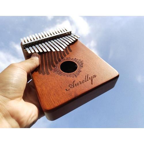 Jual Kalimba Mahogany Class 1 Free custom Nama /Kalimba 17keys ...