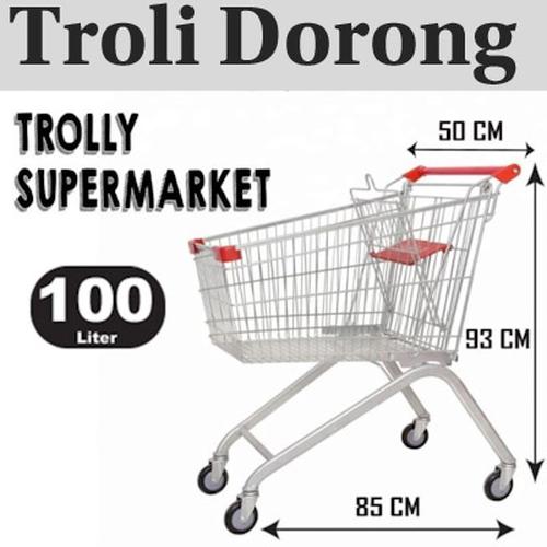 Jual Troli Dorong/ SUPERMARKET/Belanja/ Roda - Jakarta Barat - GUDANG ...