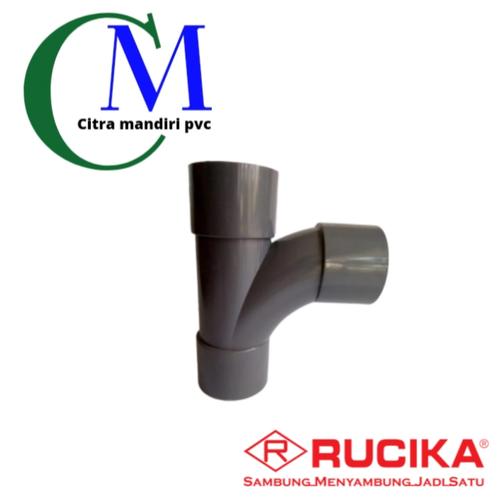 Jual Fitting PVC Rucika TY - Tee Y - LARGE RADIUS TEE 4 X 2 1/2 - AW-LT 90 - Jakarta Selatan ...