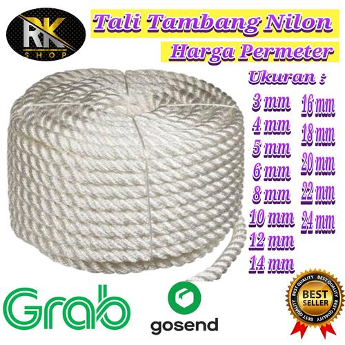 Jual Tali Tambang Nilon Besar Sedang Kecil Nylon Murah Tali Nilon Kuat ...