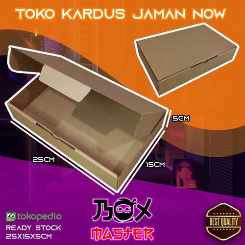 Jual Kardus Diecut UK 20x15x5 CM Box Packaging BARU Corrugated Die Cut ...