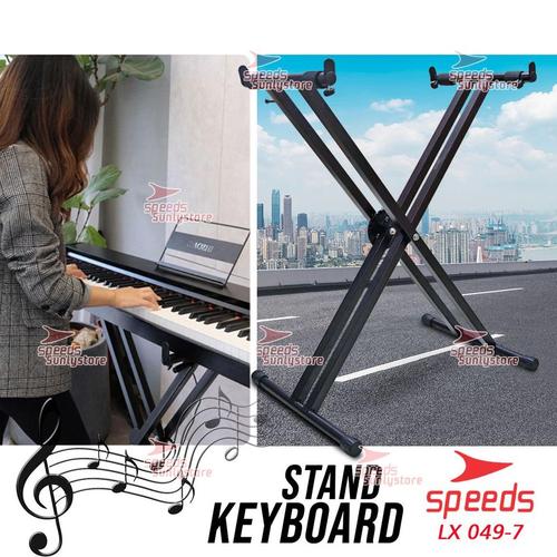 Jual SPEEDS Alat Musik Stand Keyboard Double Kaki Keyboard X Untuk ...