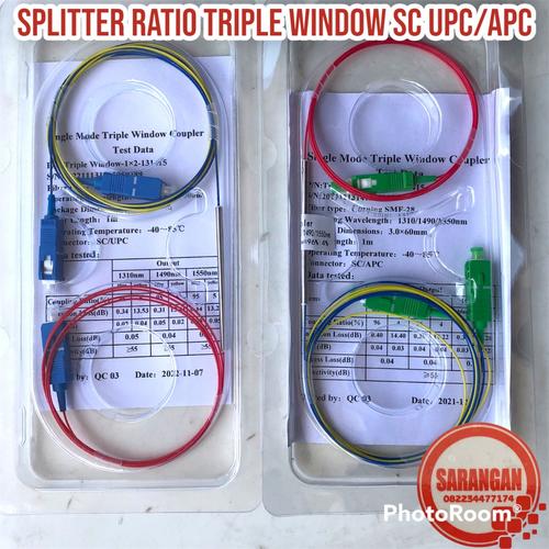 Jual FBT Splitter spliter ratio Triple window - Kab. Madiun - Sarangan ...