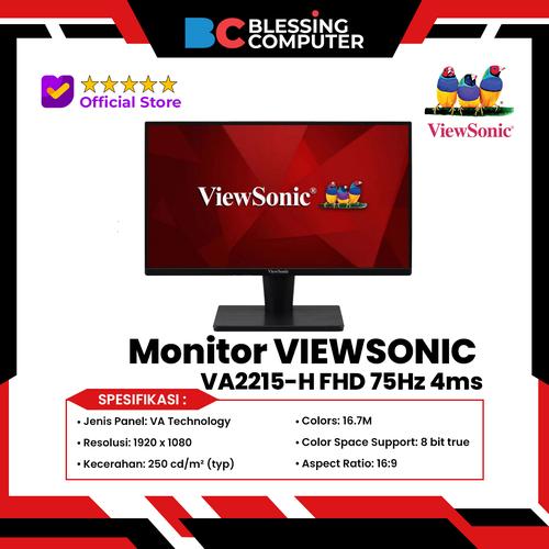 Promo Monitor VIEWSONIC VA2215-H FHD 75Hz 4ms Cicil 0% 3x - Kota Denpasar - Blessing Computer ...