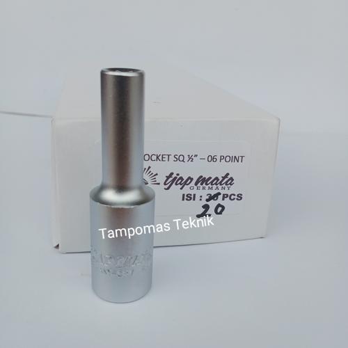 Jual Mata Sok Panjang 8mm 6PT Tjap Mata DR.1/2 Deep Wall CRV Cap Mata ...