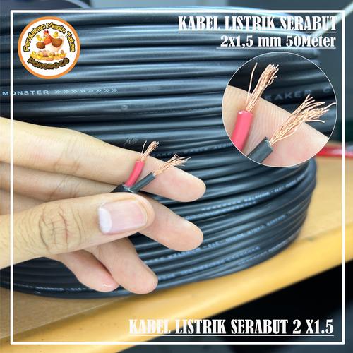 Jual Kabel Listrik 2X1,5 per Meter Hitam TEBAL - Kab. Ponorogo ...