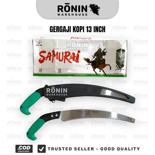 Jual SAMURAI Gergaji Kopi Lengkung Graji Ranting Dahan Gagang Karet 13" - Kota Surabaya - Ronin ...