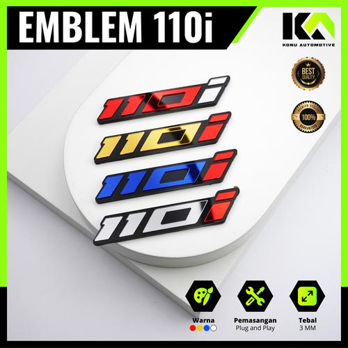 Jual EMBLEM UNIVERSAL VARIO 110 110i STICKER TIMBUL 3D 110 110i ...