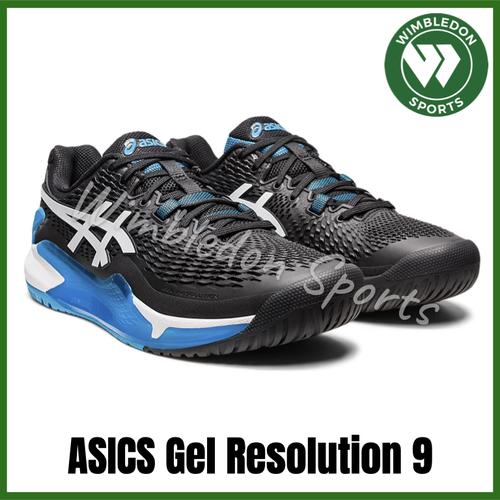 Jual Sepatu Asics GEL-RESOLUTION 9 Black/White / Sepatu ASICS ORIGINAL ...