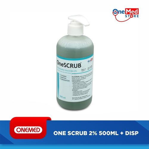 Jual One Scrub OneMed 2 Persen Hand Scrubs +dispenser 500ml - Kota ...