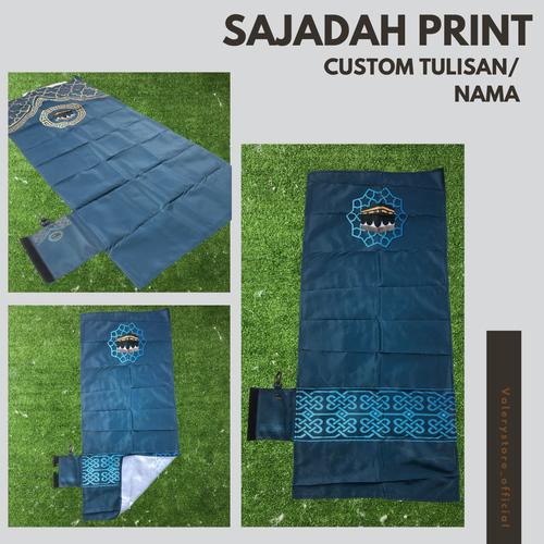 Jual Sejadah Traveling Premium Custom Nama Sajadah Travel Anti Air ...