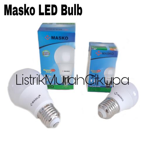 Jual Masko Bohlam Lampu LED Swaballast 3W 5W 6500K Cool Daylight E27 ...