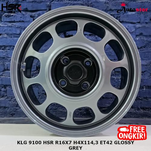 Jual velg racing terbaru model kaleng HSR KLG r16 h8x100-114 et 42 lebar 7 - Jakarta Barat ...