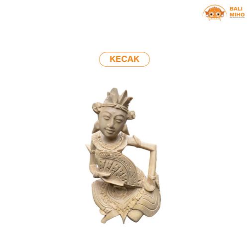 Jual Patung Kecak Janger Duduk 20 cm/Patung Penari Bali/Patung Kayu ...