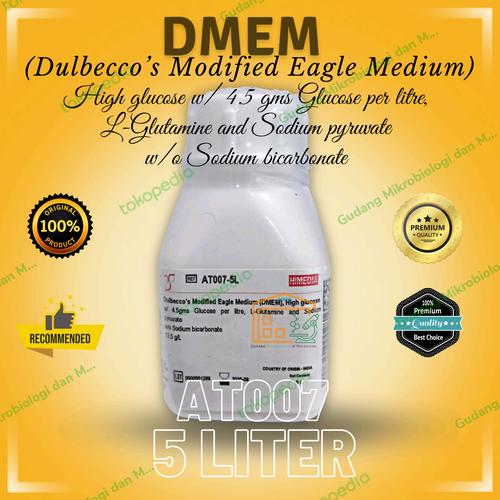 Jual DMEM (Dulbecco's Modified Eagle Medium), High glucose, 5 Liter - Kab. Bogor - Gudang ...