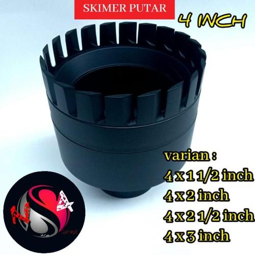 Jual SKIMMER PUTAR 4 INCH / SKIMMER KOLAM KOI/FLOATING SKIMMER / SKIMER ...