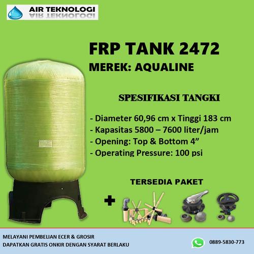 Jual FRP TANK AQUALINE 2472 TB 4" / TABUNG FILTER 2472 TOP & BOTTOM 4 ...
