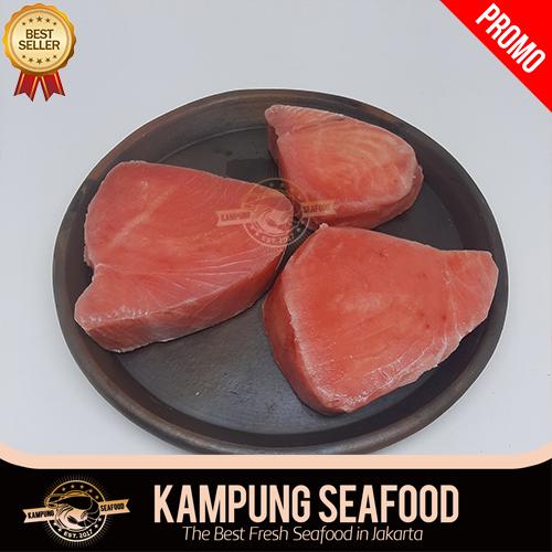 Jual Ikan Tuna Steak Fillet Skinless Kemasan 500gr - Tuna Steak Frozen ...