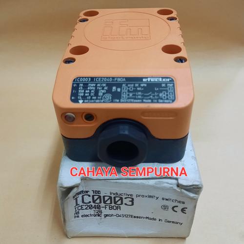 Jual INDUCTIVE SENSOR IFM IC0003 ICE2040-FBOA - Jakarta Barat ...