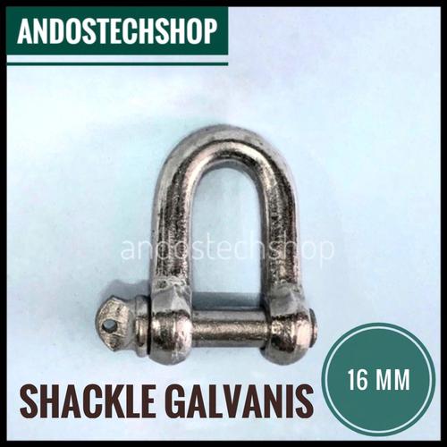 Jual Shackle D 16mm / Segel 16 mm / Sekel 5/8” Galvanis - Kota Medan ...