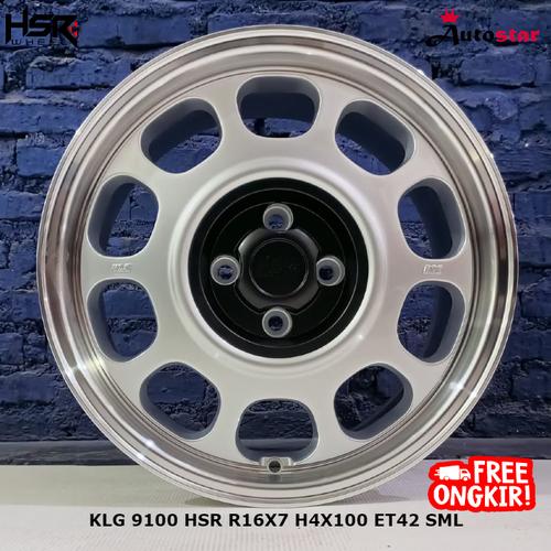 Jual velg racing terbaru model kaleng r16 HSR KLG h8x100 lebar 7 rata ...