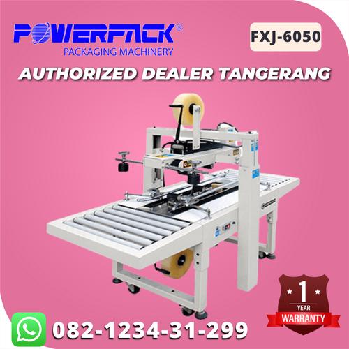Jual CARTON BOX AUTO POWERPACK SEALER FXJ-6050 / MESIN PACKING KARDUS ...