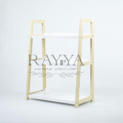 Jual MW671 rak 3 tingkat estetik/ rak kayu besar/ rak dapur 3 susun ...