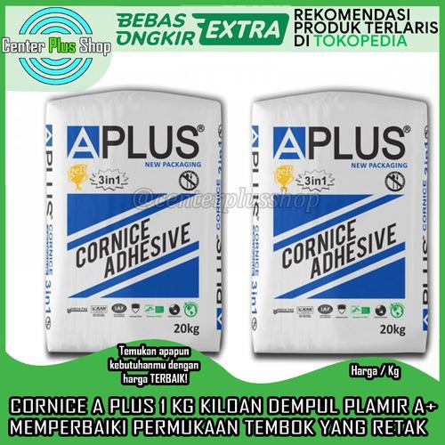 Jual CORNICE A PLUS 1 KG KILOAN DEMPUL PLAMIR SEMEN KORNIS KORNICE ...