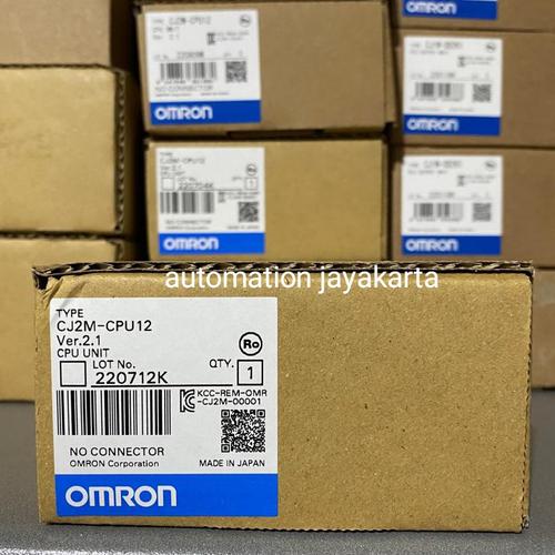 Jual OMRON CJ2M-CPU12 cpu unit - Jakarta Barat - AUTOMATION JAYAKARTA | Tokopedia