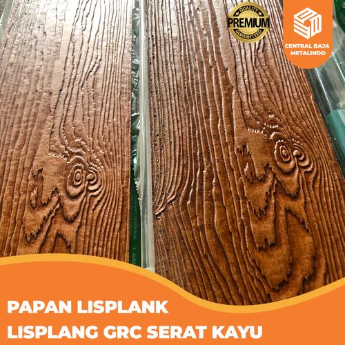 Jual KALSIPLANK PAPAN LISPLANK LISPLANG GRC SERAT KAYU - Cokelat - Kota ...