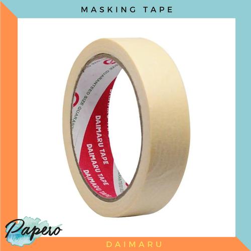 Jual Masking Tape / Lakban Kertas Daimaru 2 inch / 48 mm x 21 meter - 1 ...
