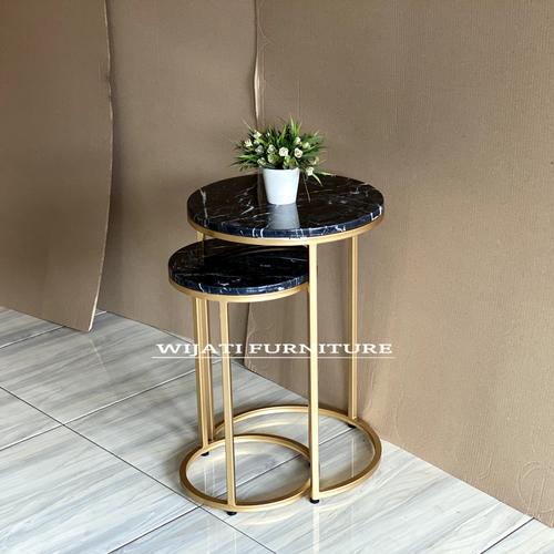 Jual side table marmer minimalis - meja sudut Marmer Asli - Kab. Jepara ...