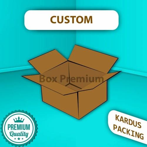 Jual Custom Kardus Dus Double Wall 40x30x30 cm DW Sablon 2 Sisi 1 Warna ...