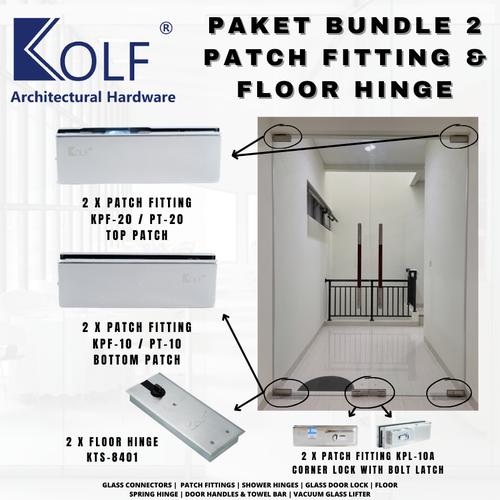 Jual Paket Bundle 2 Patch Fitting Set PT10 PT20 US10 + 2 Floor Hinge ...
