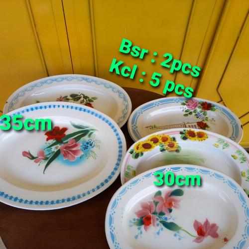 Jual Piring Oval Besar dan Kecil Enamel Kuno - Kab. Banyumas ...