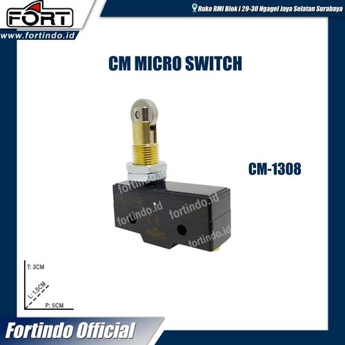 Jual Micro Switch CM-1308 Saklar Sensor Limit Switch FORT Ada Roda ...