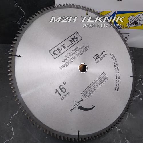Jual OPT mata gergaji belah kayu Circular Saw blade TCT 16 inch 120 gigi - Jakarta Timur - M2R ...