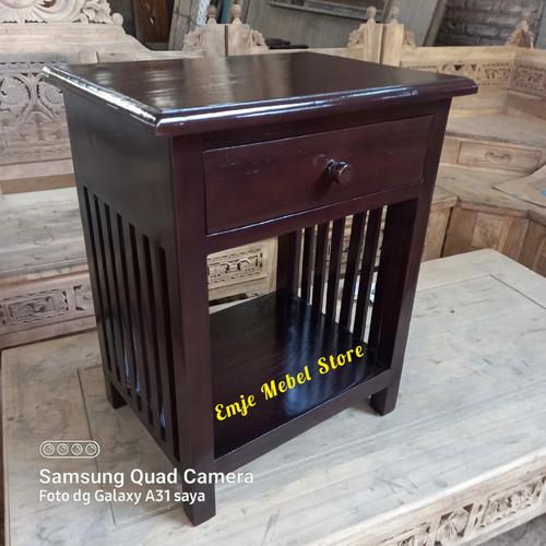 Jual nakas jati meja teras kayu solid bedside table - Kab. Jepara ... Jual nakas jati meja teras kayu solid bedside table - Kab. Jepara ...