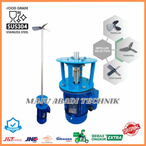 Jual Agitator Mixer Kimia SS304 1.5KW 2HP 2840RPM 3 Phase 2 Pole Direct ...