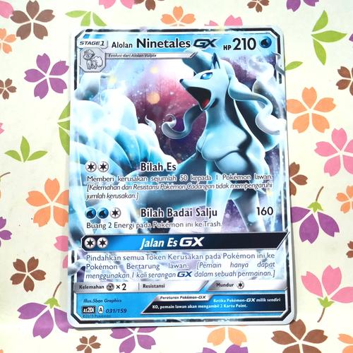 Jual pokemon tcg indonesia alolan ninetales GX TD as2Di 031/159 - Kota Bandung - cardshopers ...