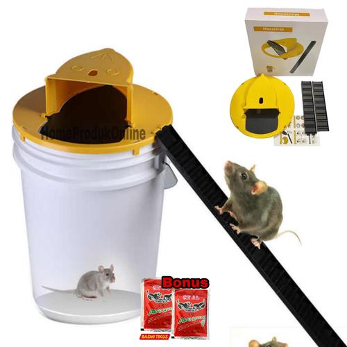 Promo Perangkap Jebakan Tikus Masal Ember Plastik Jepit Tabung ...