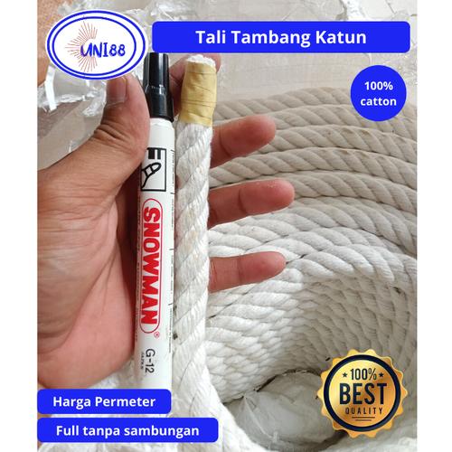 Jual Tali Tambang Kain 14mm 16mm 18mm 20mm 22mm 24mm Besar Katun ...