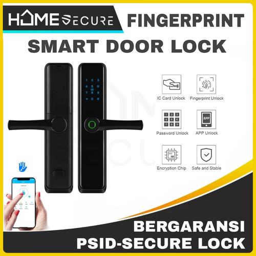 Jual SMART DOOR LOCK FINGERPRINT PSID-SECURE LOCK / SMARTLOCK PINTU ...
