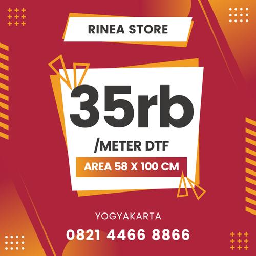 Jual PRINT DTF CETAK SABLON METERAN MURAH CEPAT PREMIUM 58x100 CM ... Jual PRINT DTF CETAK SABLON METERAN MURAH CEPAT PREMIUM 58x100 CM ...